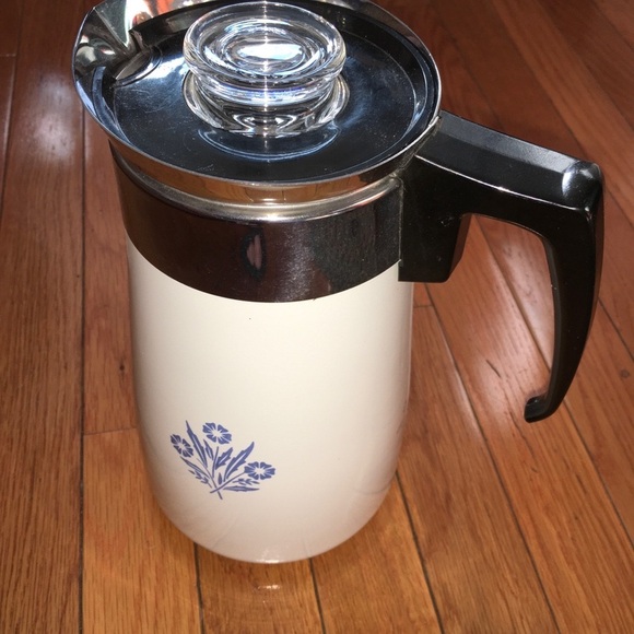 Corningware | Kitchen | Vintage Corning Ware 9cup Stove Top Purculator ...